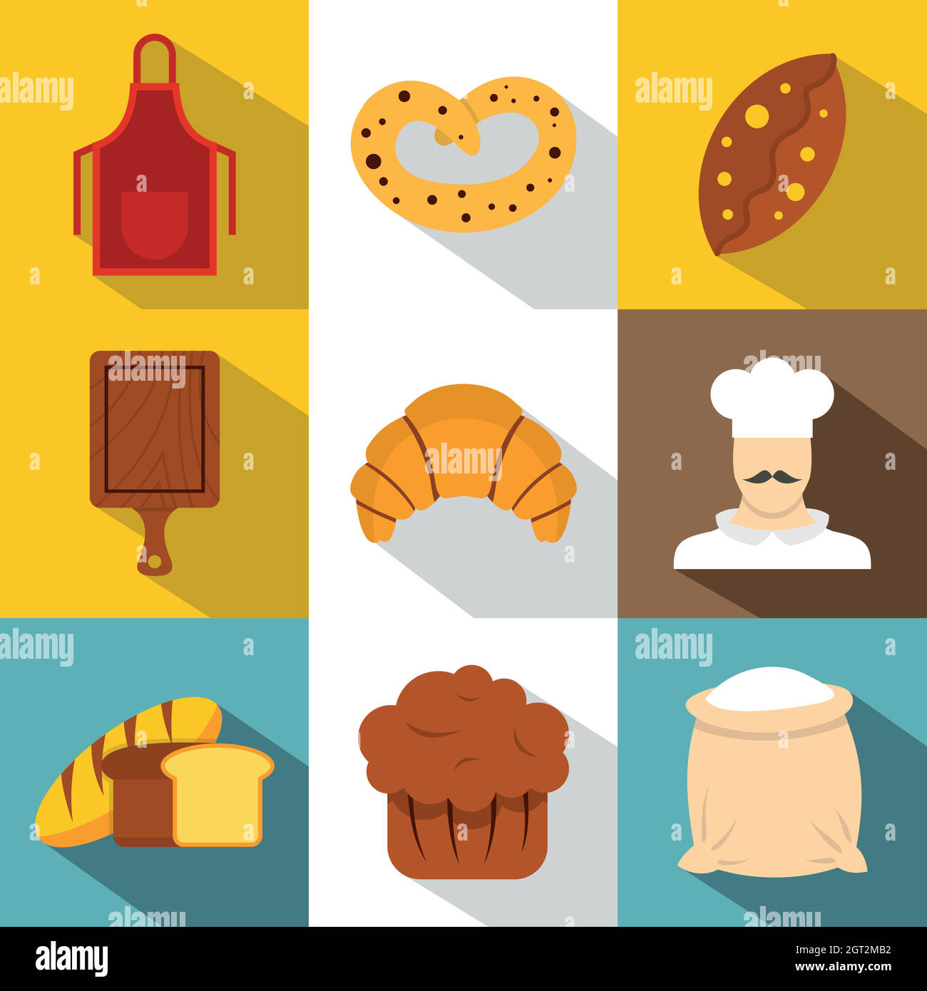 Organic pastries Stock Vector Images - Alamy