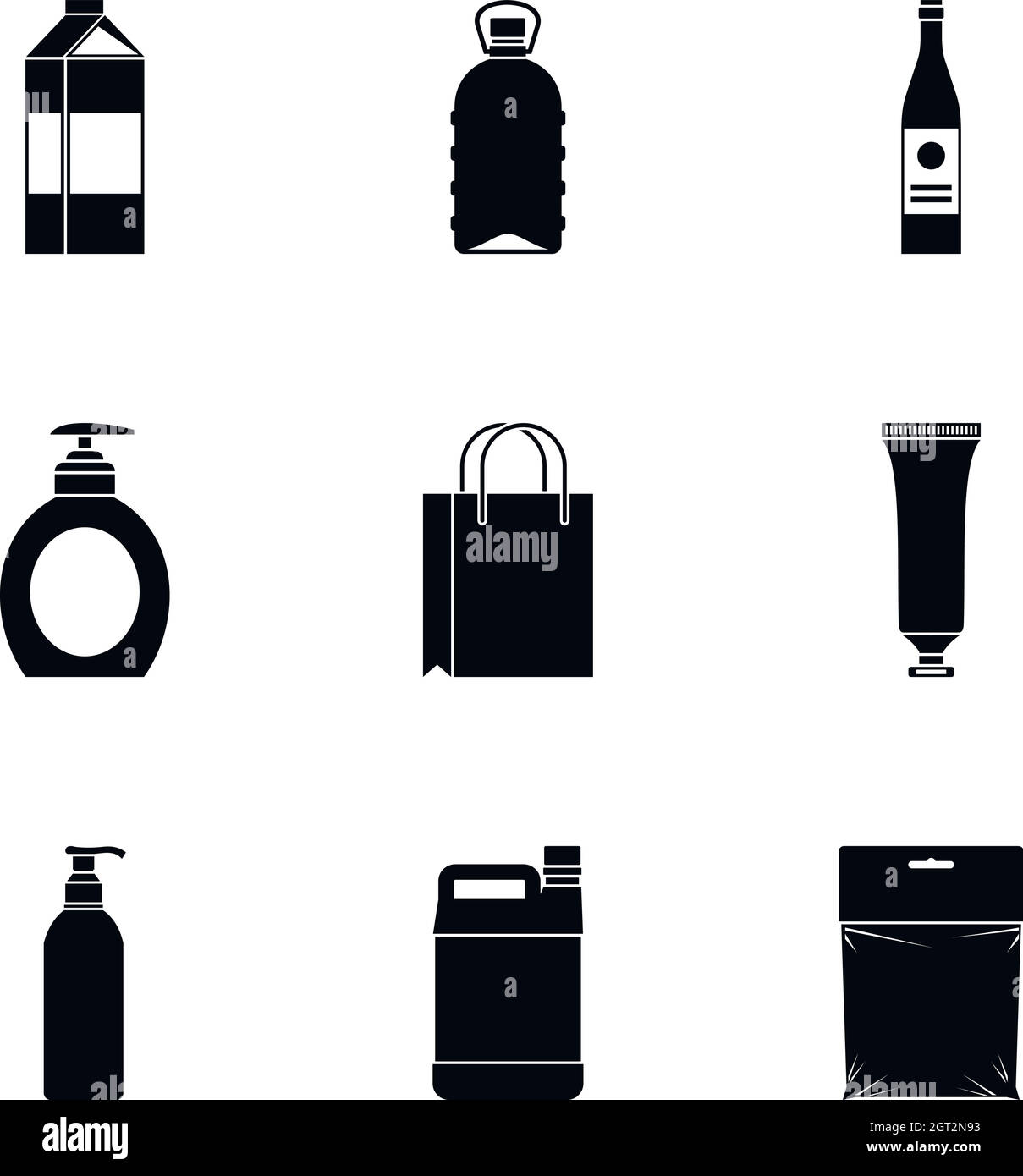Packaging icons set, simple style Stock Vector Image & Art - Alamy
