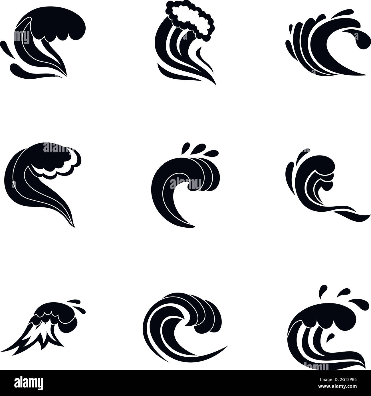 Tsunami drawing Stock Vector Images - Alamy