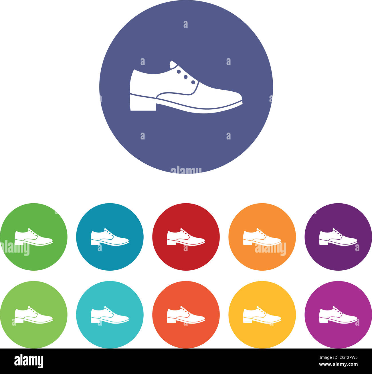 Mens leather shoe collection Stock Vector Images - Alamy