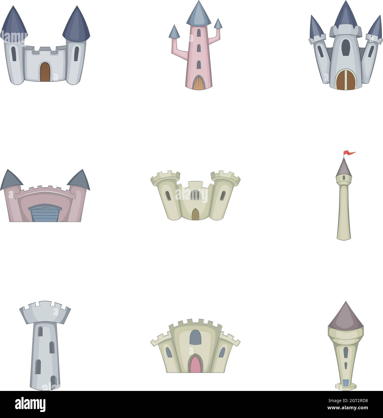 Gothic castle fortress icon hi-res stock photography and images - Alamy