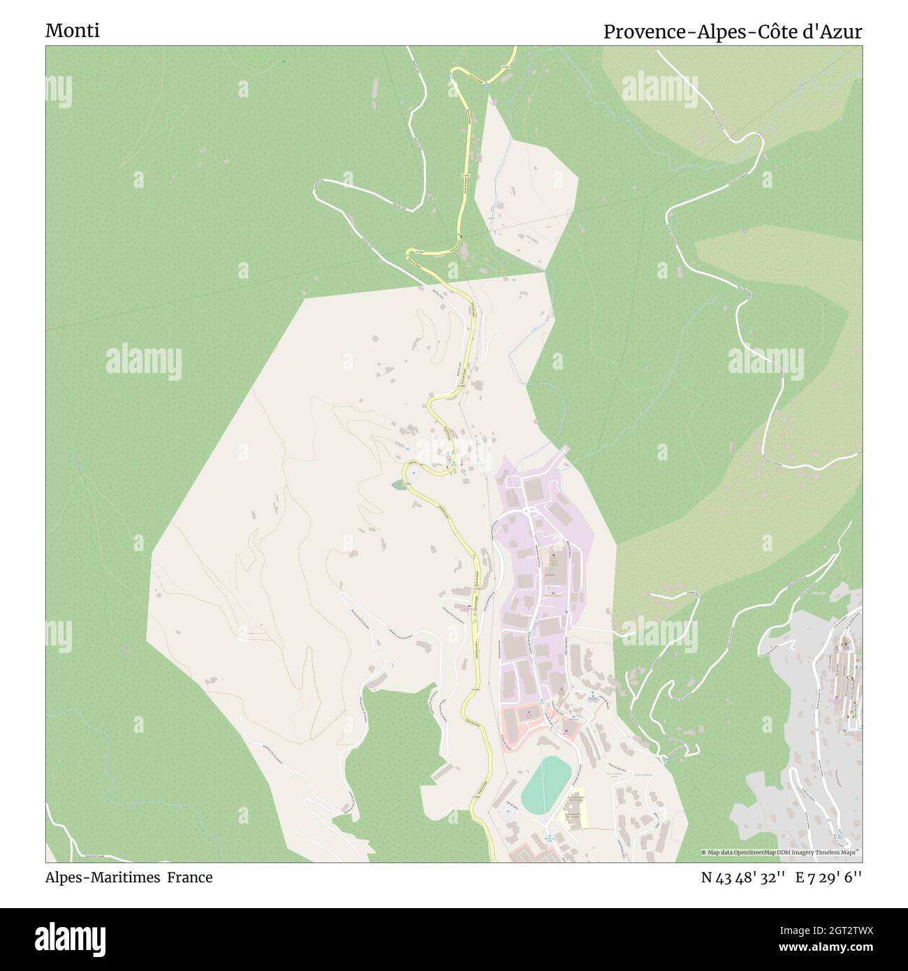 Monti, Alpes-Maritimes, France, Provence-Alpes-Côte d'Azur, N 43 48' 32 ...
