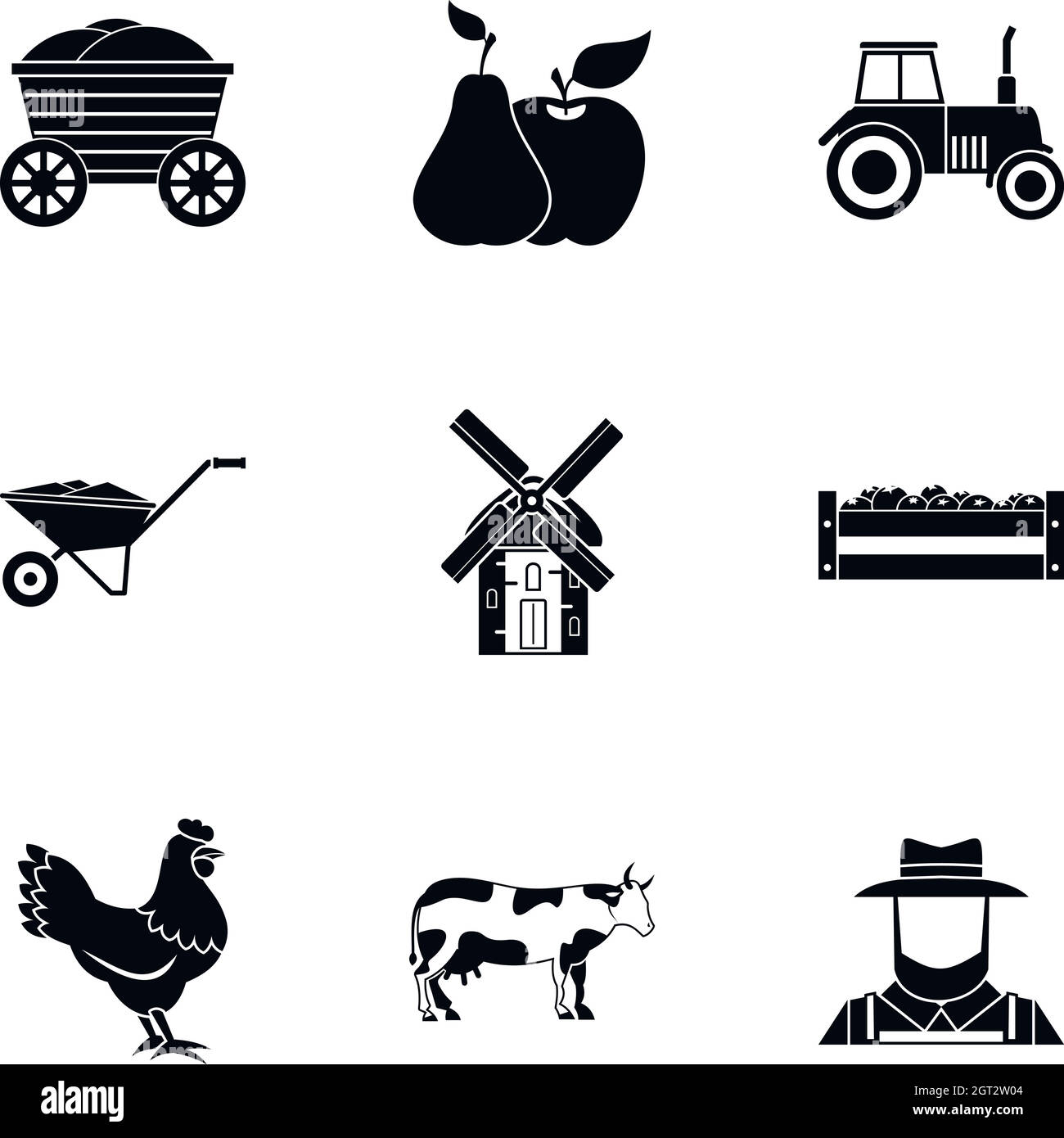 9 chicken Stock Vector Images - Alamy