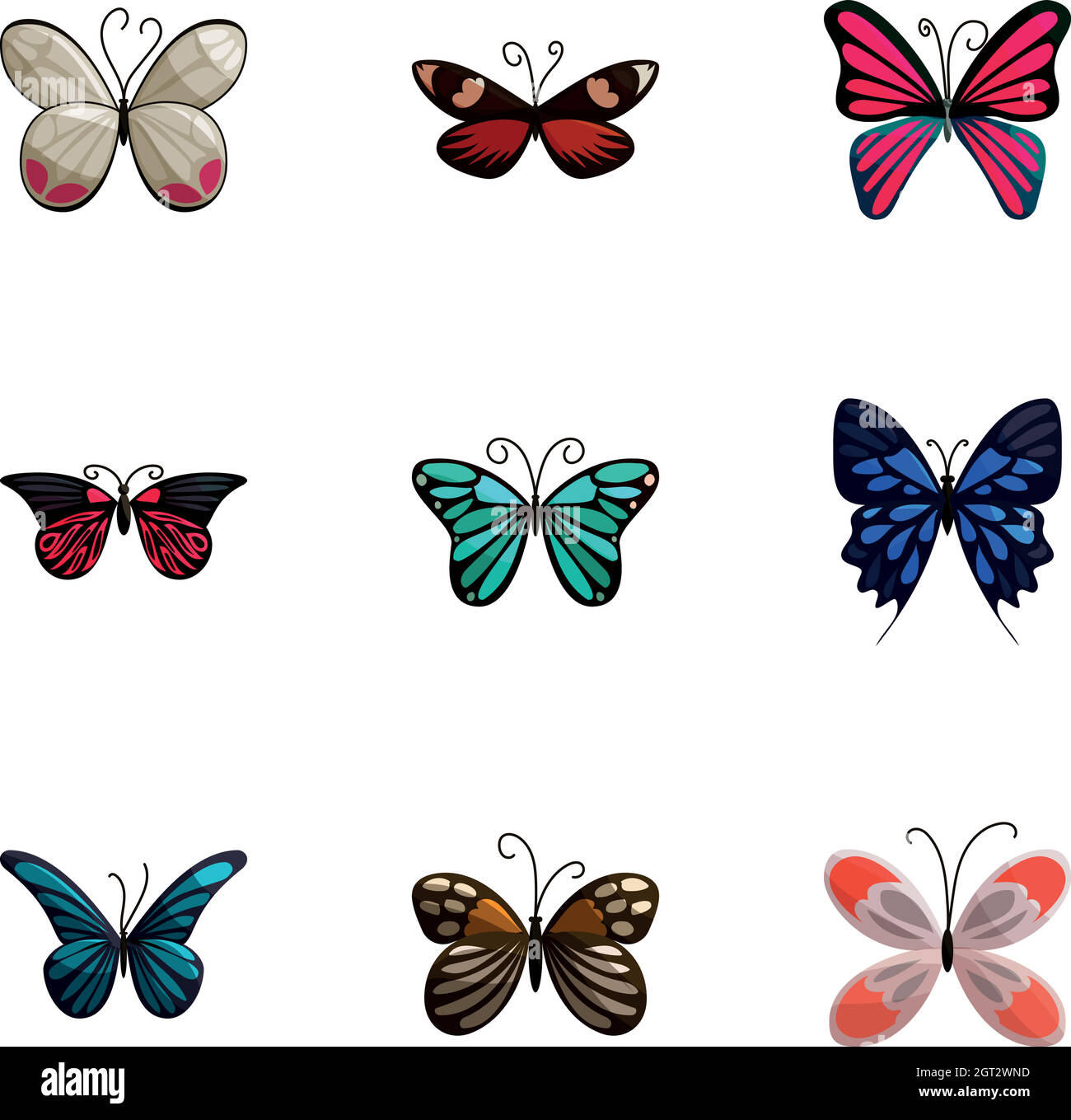 Set beautiful different festive Stock Vector Images - Alamy