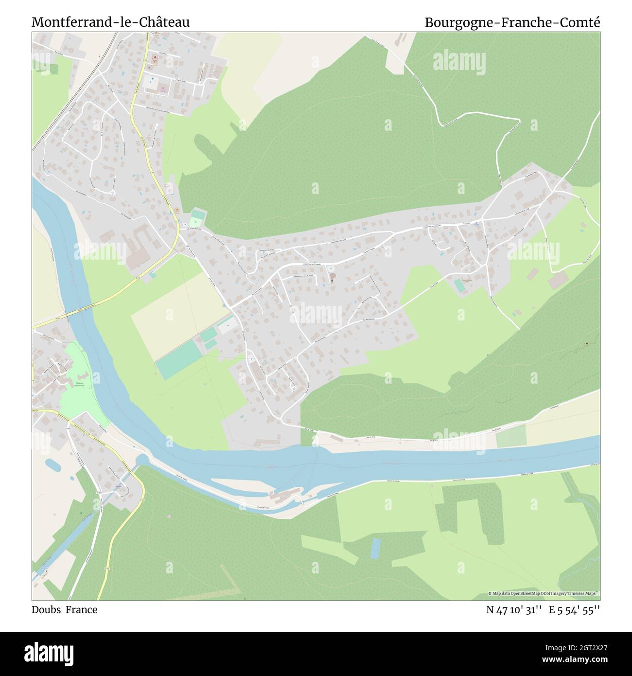 Montferrand-le-Château, Doubs, France, Bourgogne-Franche-Comté, N 47 10 ...