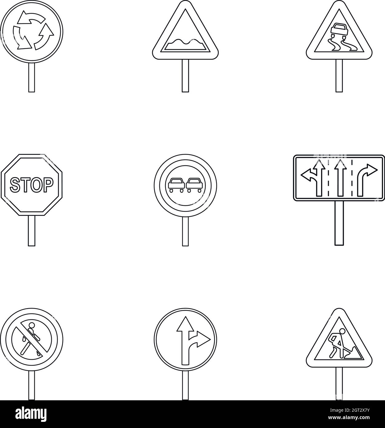 Road traffic sign right Cut Out Stock Images & Pictures - Alamy