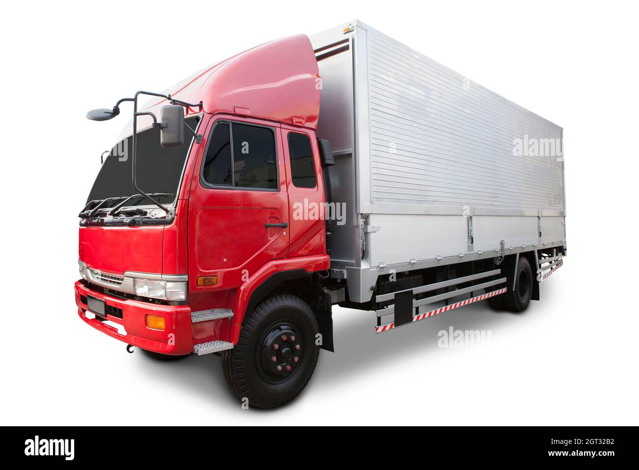 White semi truck Cut Out Stock Images & Pictures - Alamy