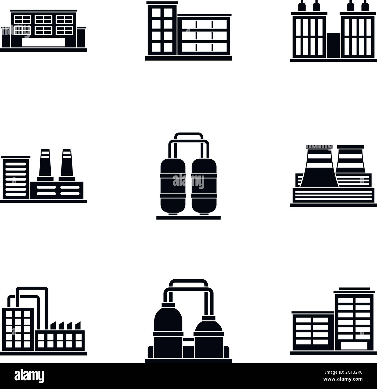 Black plant container Stock Vector Images - Alamy