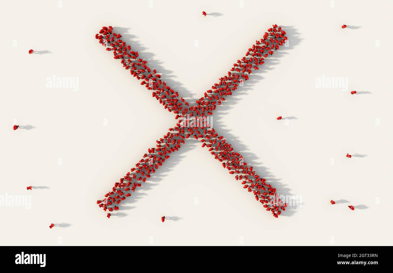 Crowd in shape of cross hi-res stock photography and images - Alamy