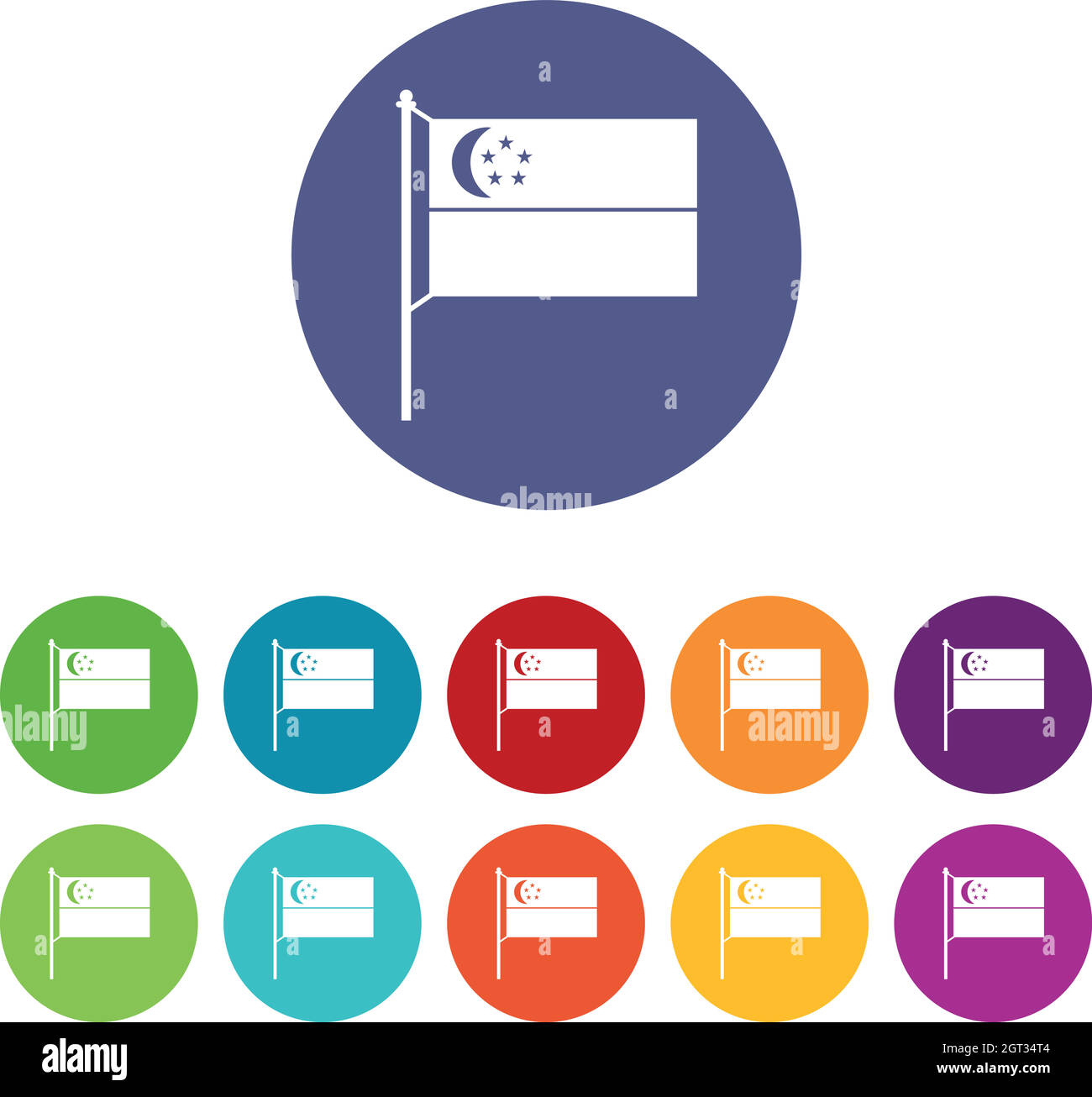 Vector set national flag Stock Vector Images - Alamy