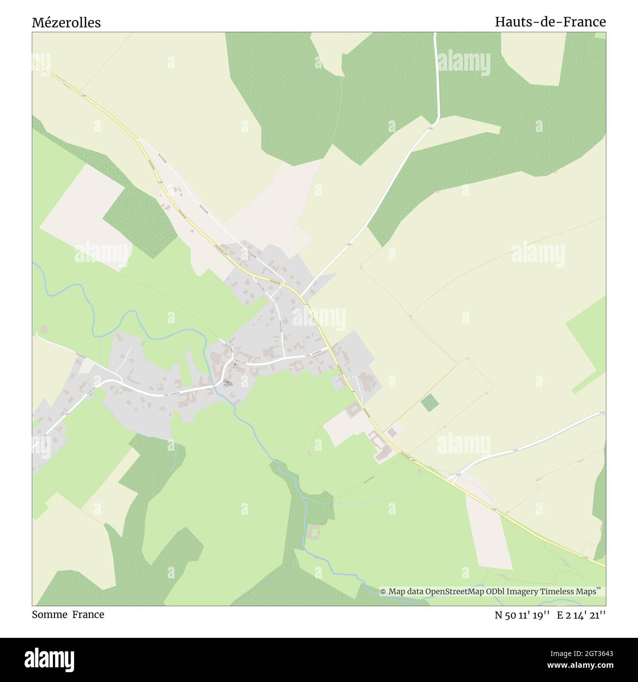 Mézerolles, Somme, France, Hauts-de-France, N 50 11' 19'', E 2 14' 21 ...
