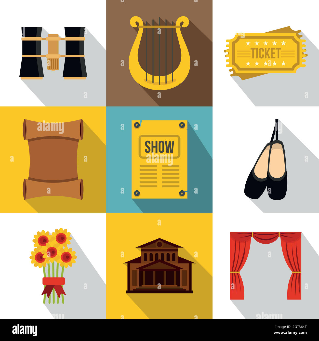Theatre scene ballet Stock Vector Images - Alamy