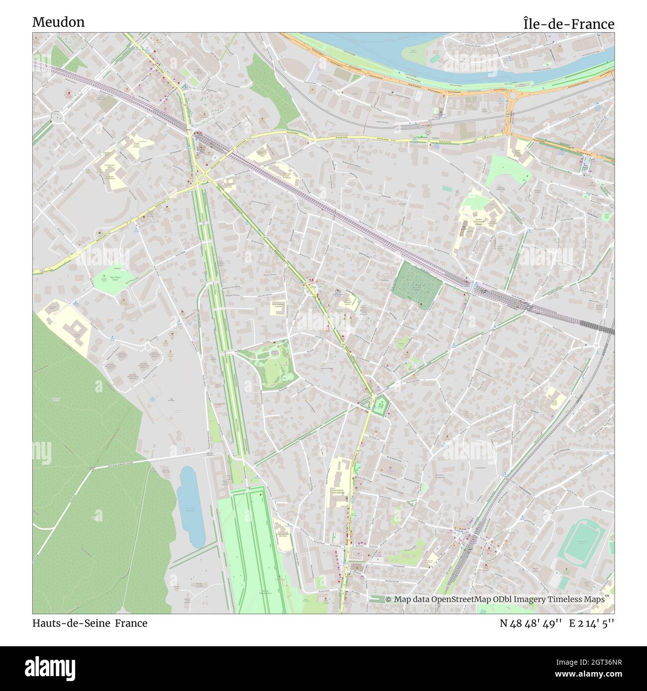 Meudon, Hauts-de-Seine, France, Île-de-France, N 48 48' 49'', E 2 14' 5 ...