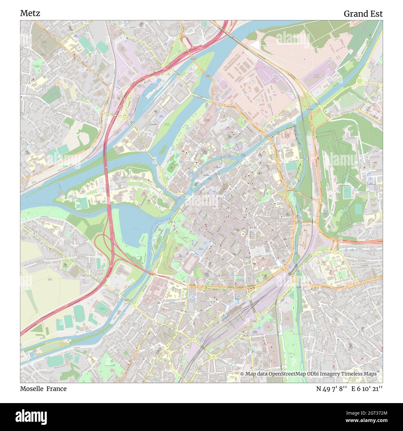 Metz map hi-res stock photography and images - Alamy