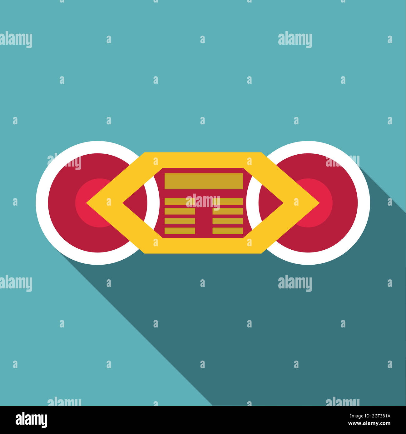 Train wheels icon, flat style Stock Vector Image & Art - Alamy