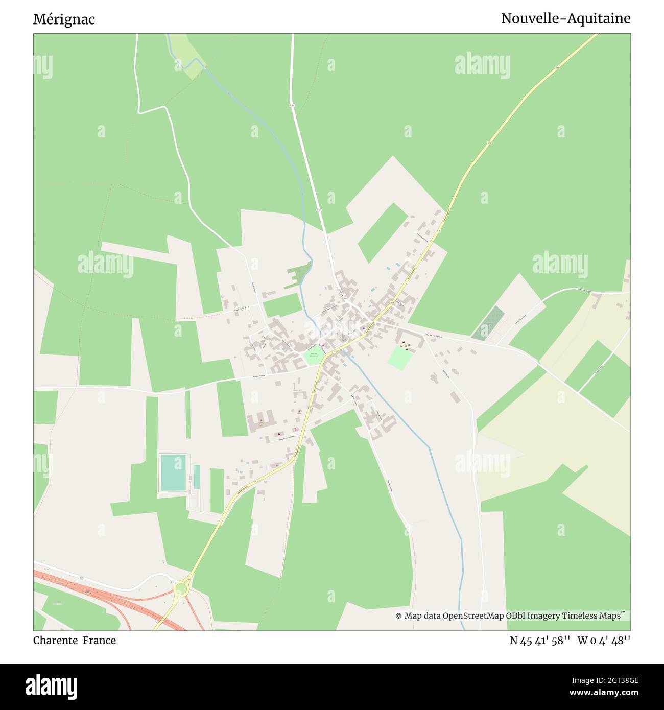 Merignac map Cut Out Stock Images & Pictures - Alamy
