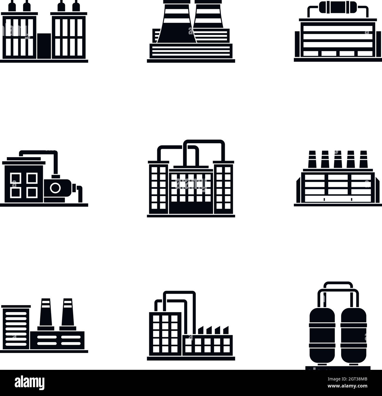 Production icons set, simple style Stock Vector Image & Art - Alamy