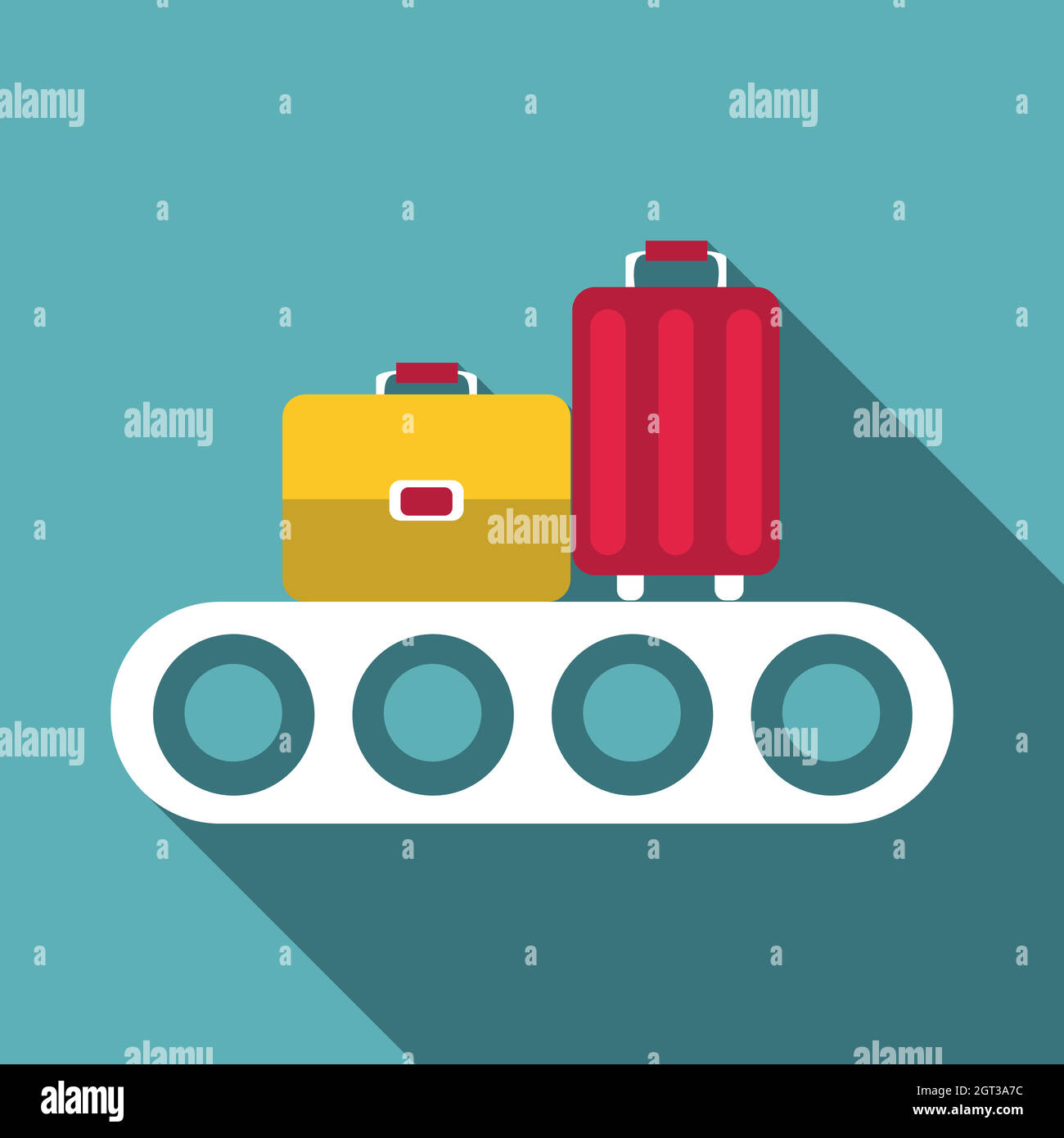 Conveyor belt Stock Vector Images - Alamy