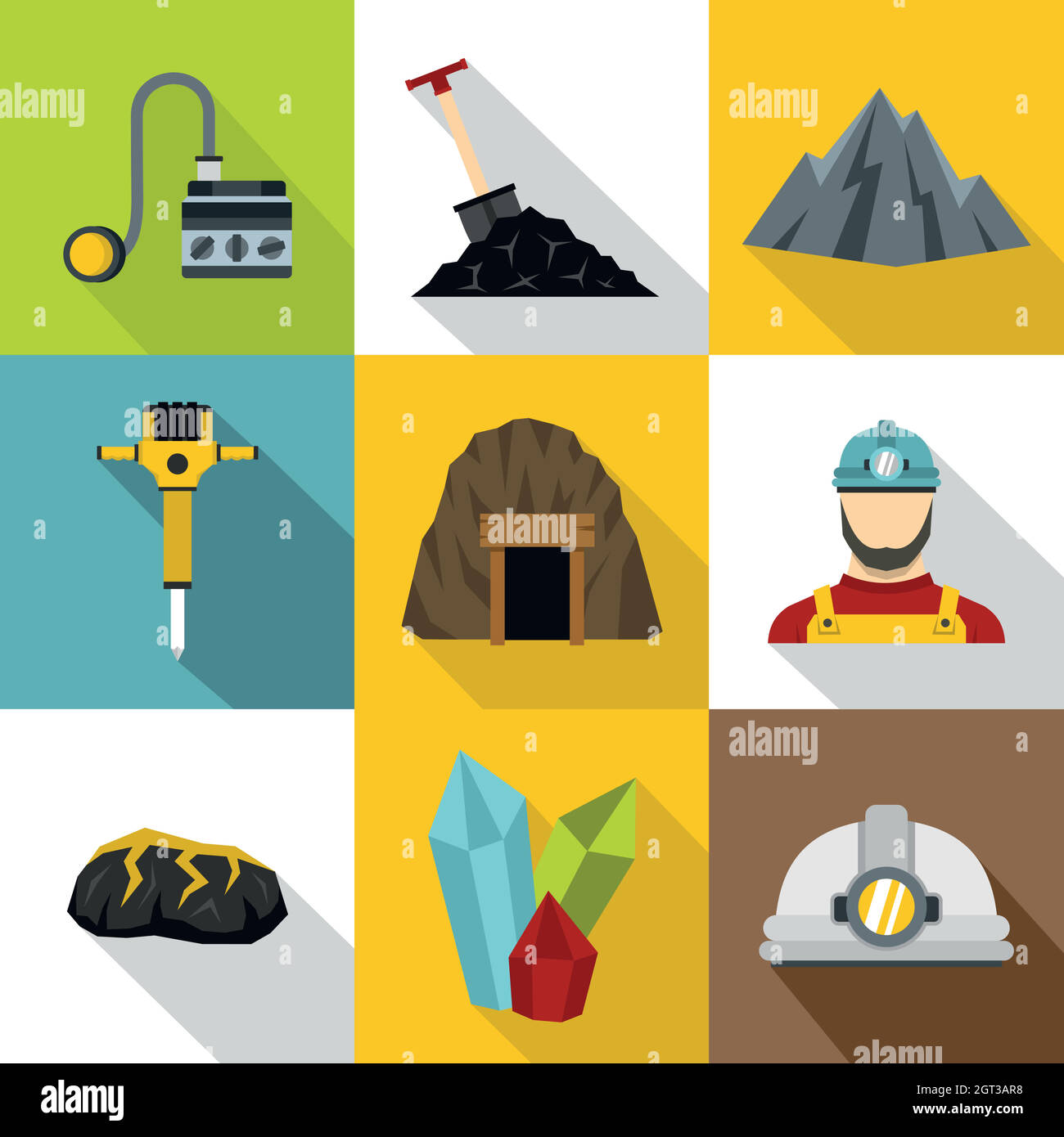 Mining activities icons set, flat style Stock Vector Image & Art - Alamy Mining activities icons set, flat style Stock Vector Image & Art - Alamy