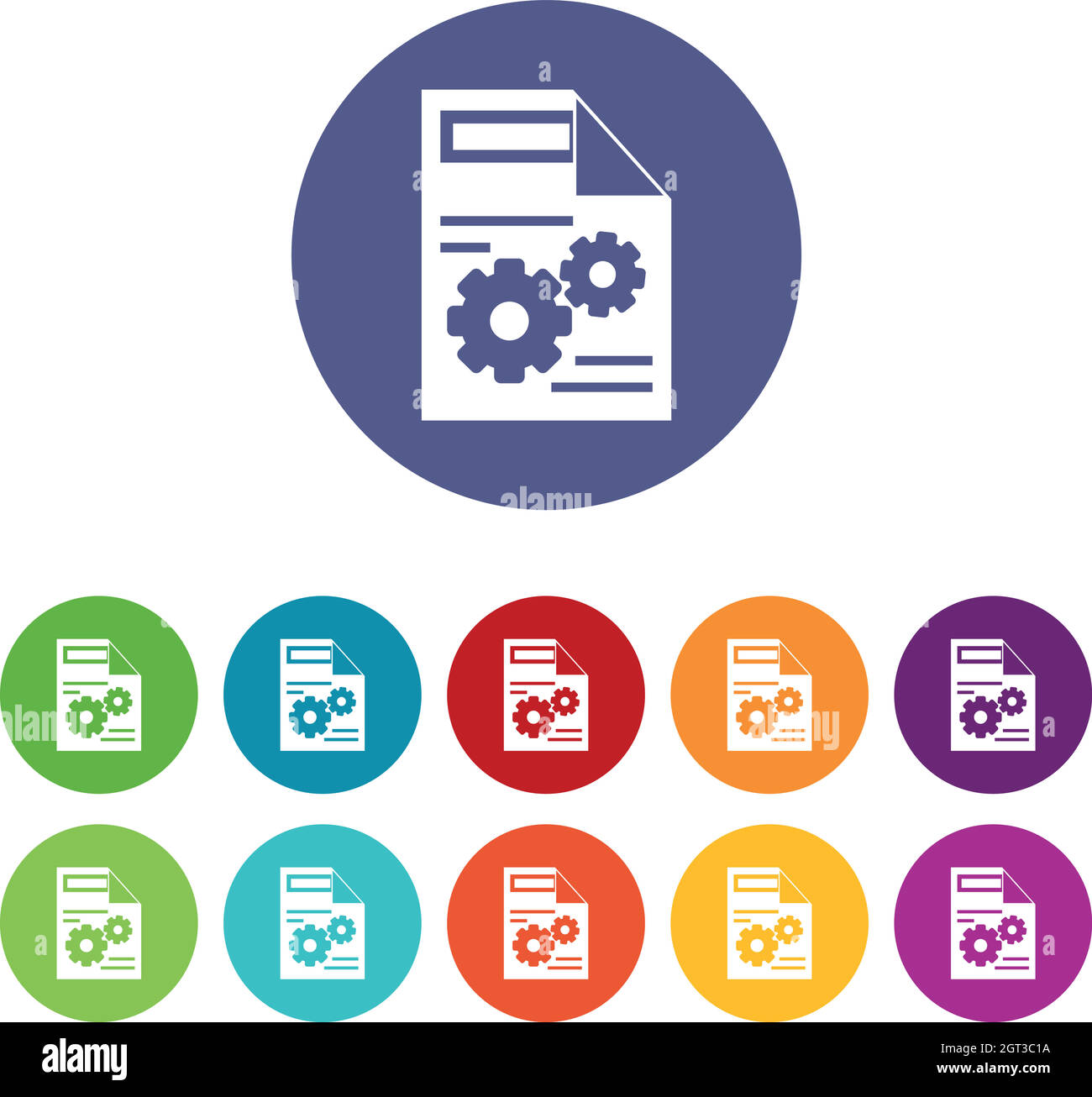Setting icons hi-res stock photography and images - Alamy