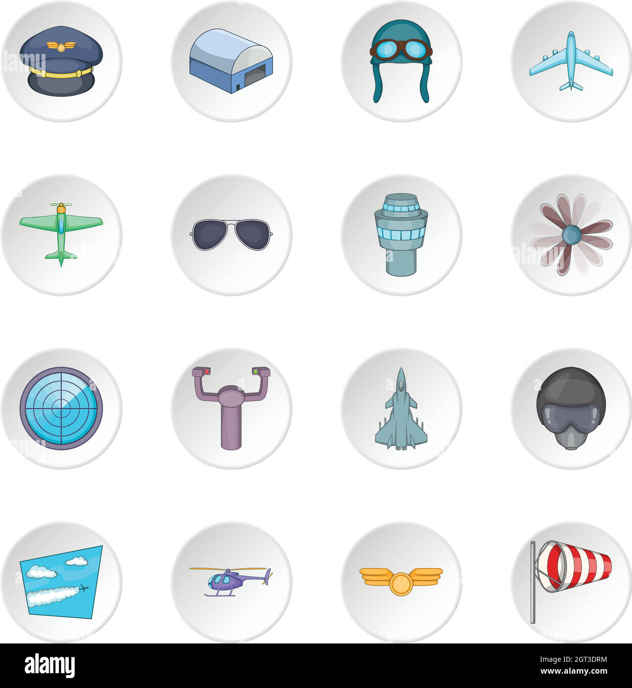 Aviation icons set Stock Vector Image & Art - Alamy