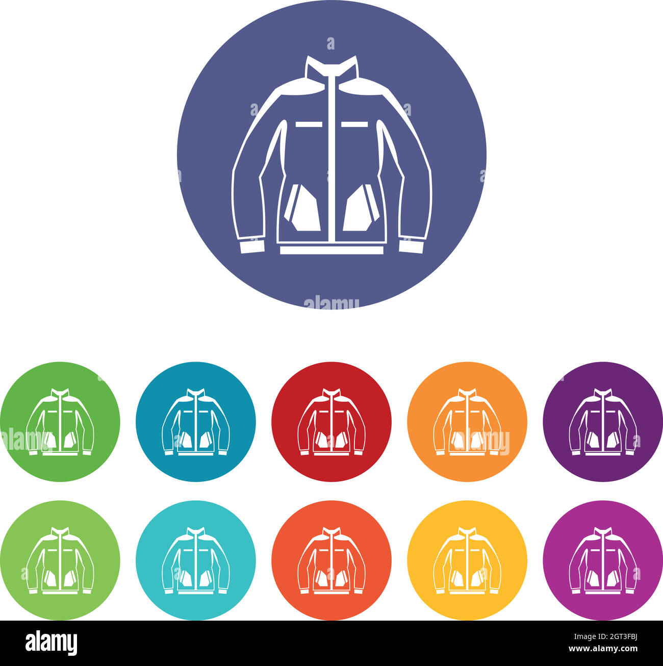 Men winter jacket set icons Stock Vector Image & Art - Alamy