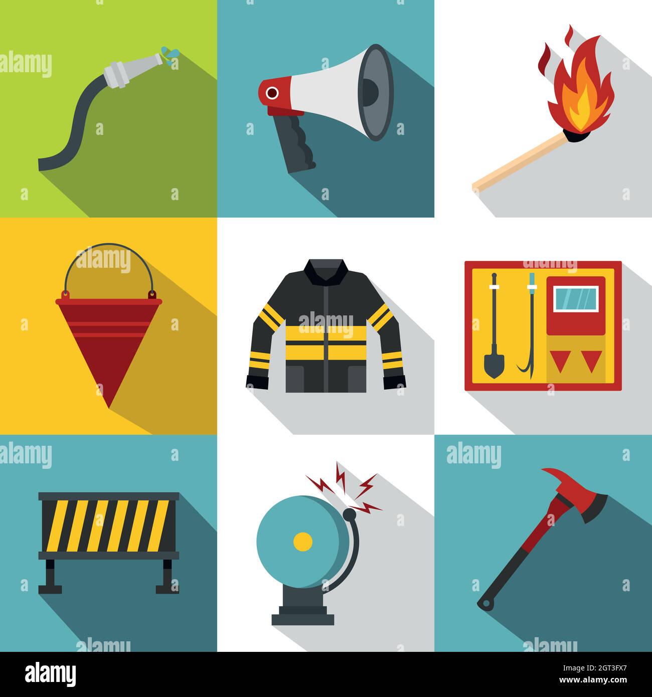 Firefighter vector hi-res stock photography and images - Alamy