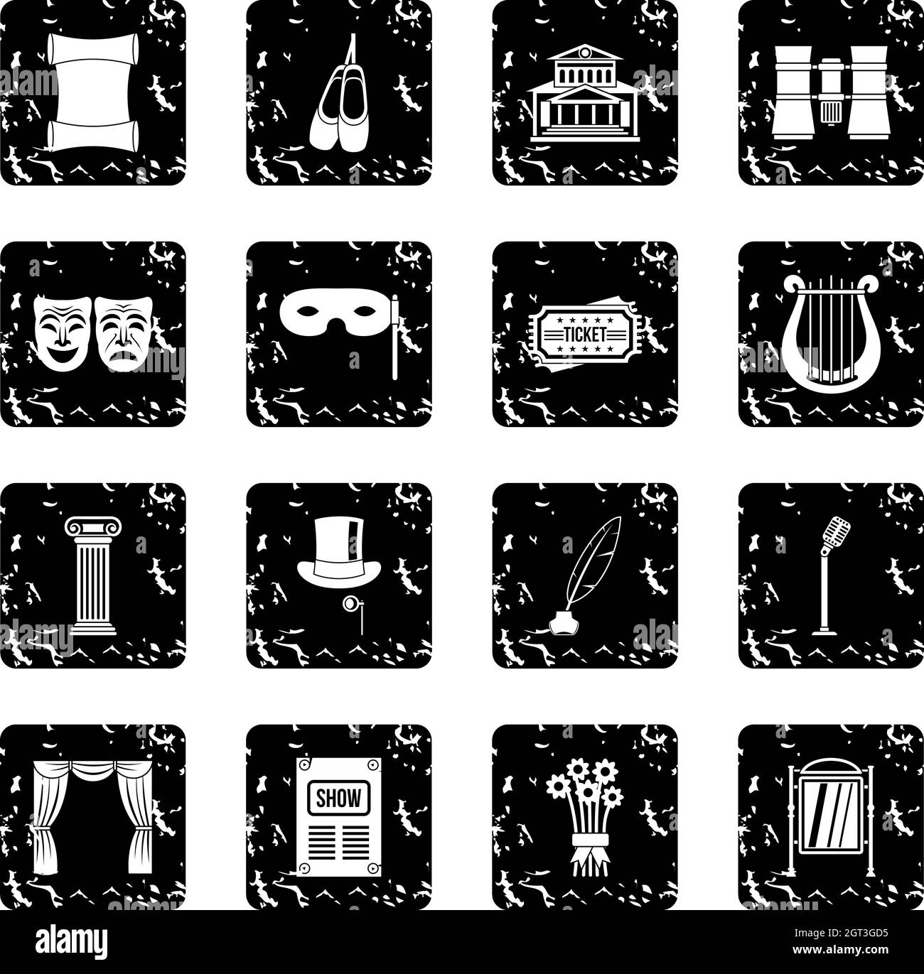 Theater sign Stock Vector Images - Alamy