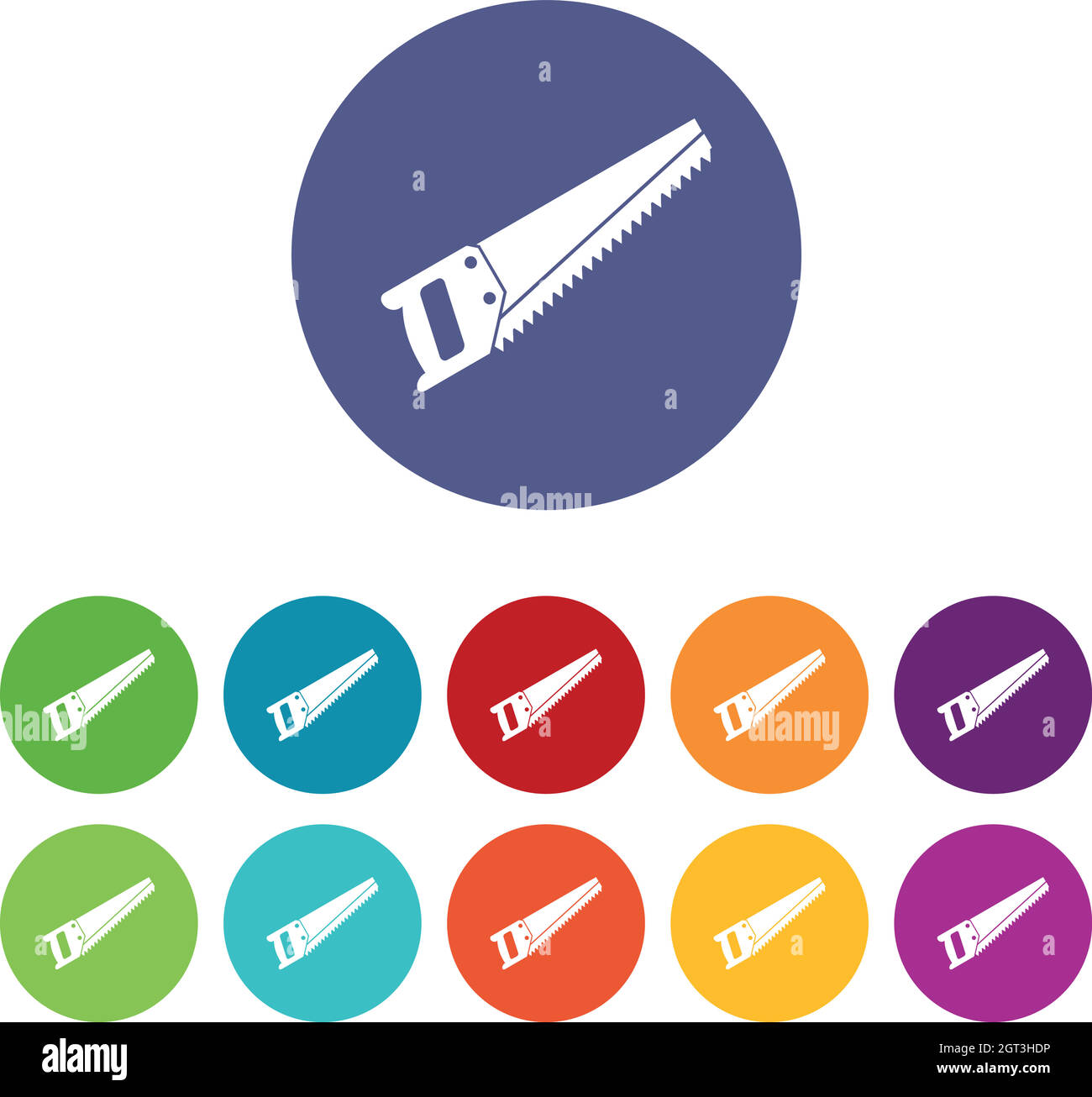 Saw set icons Stock Vector Image & Art - Alamy