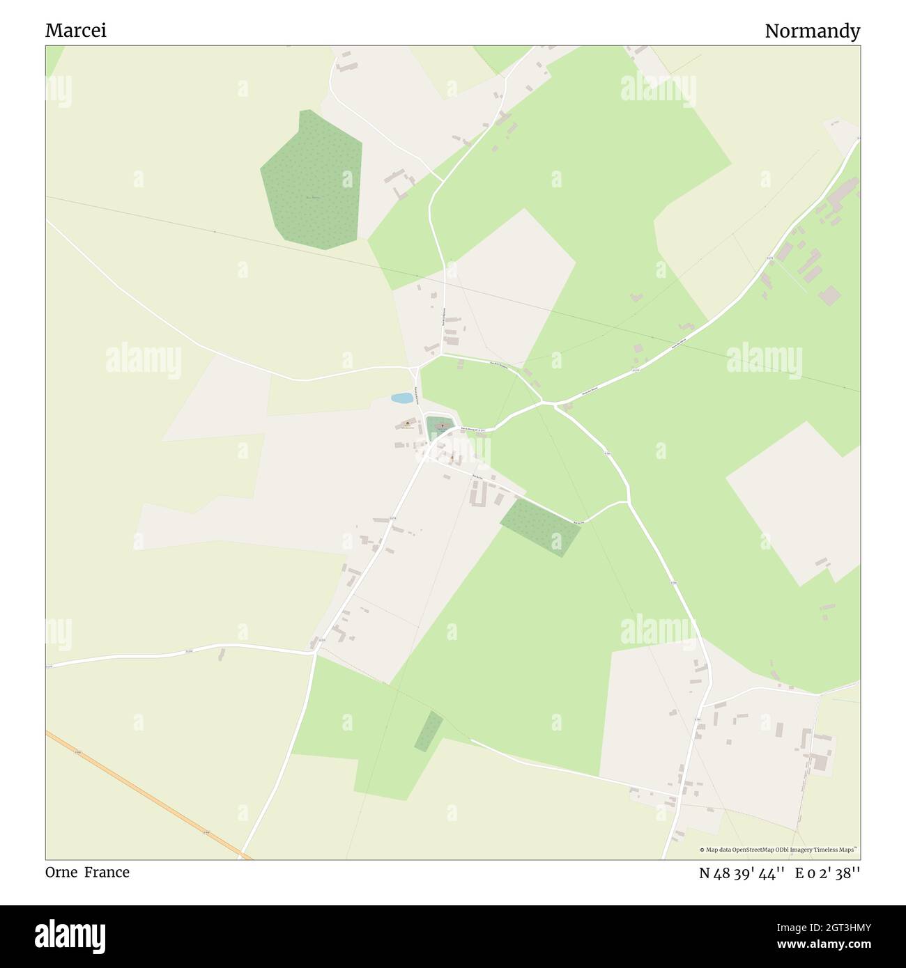 Marcei, Orne, France, Normandy, N 48 39' 44'', E 0 2' 38'', map ...