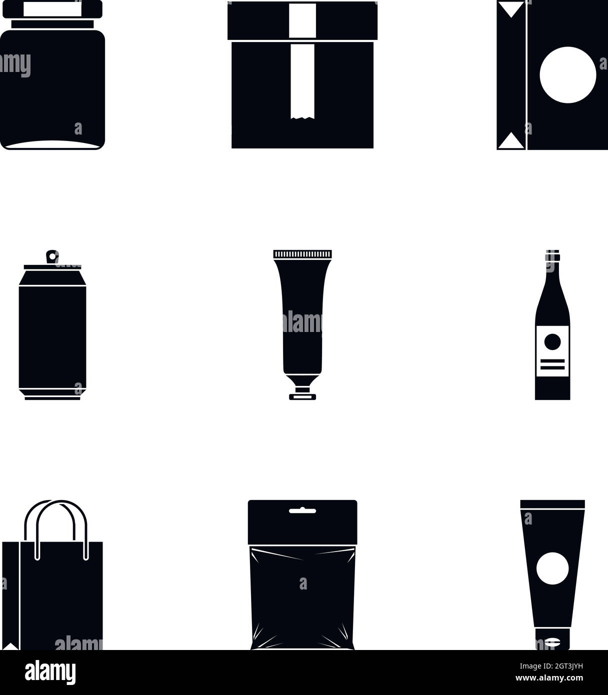 Container icons set, simple style Stock Vector Image & Art - Alamy