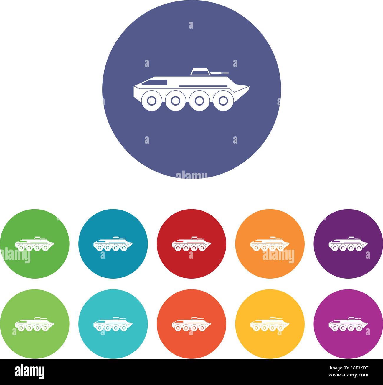 Armored personnel carrier set icons Stock Vector Image & Art - Alamy