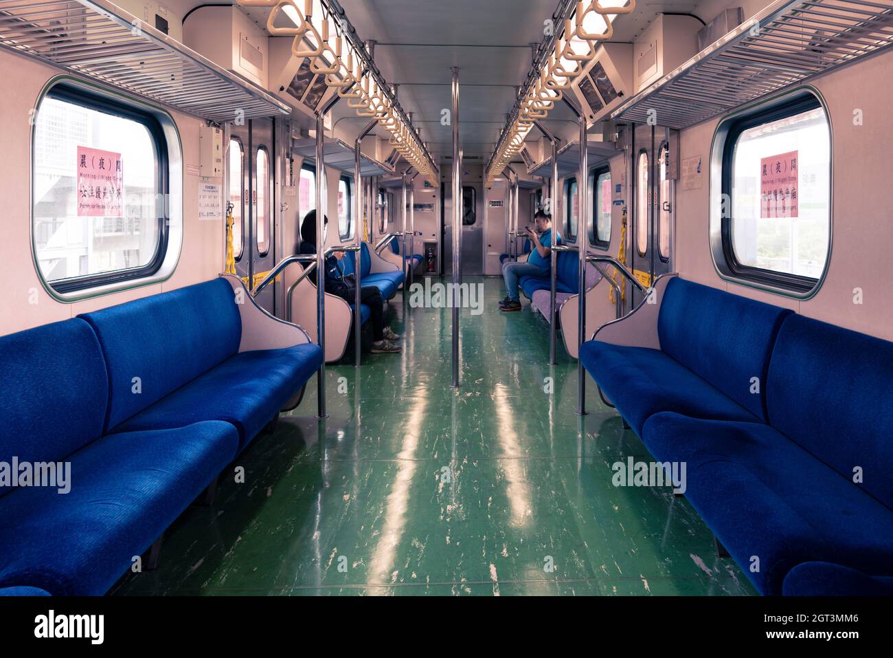Empty commuter train hi-res stock photography and images - Alamy