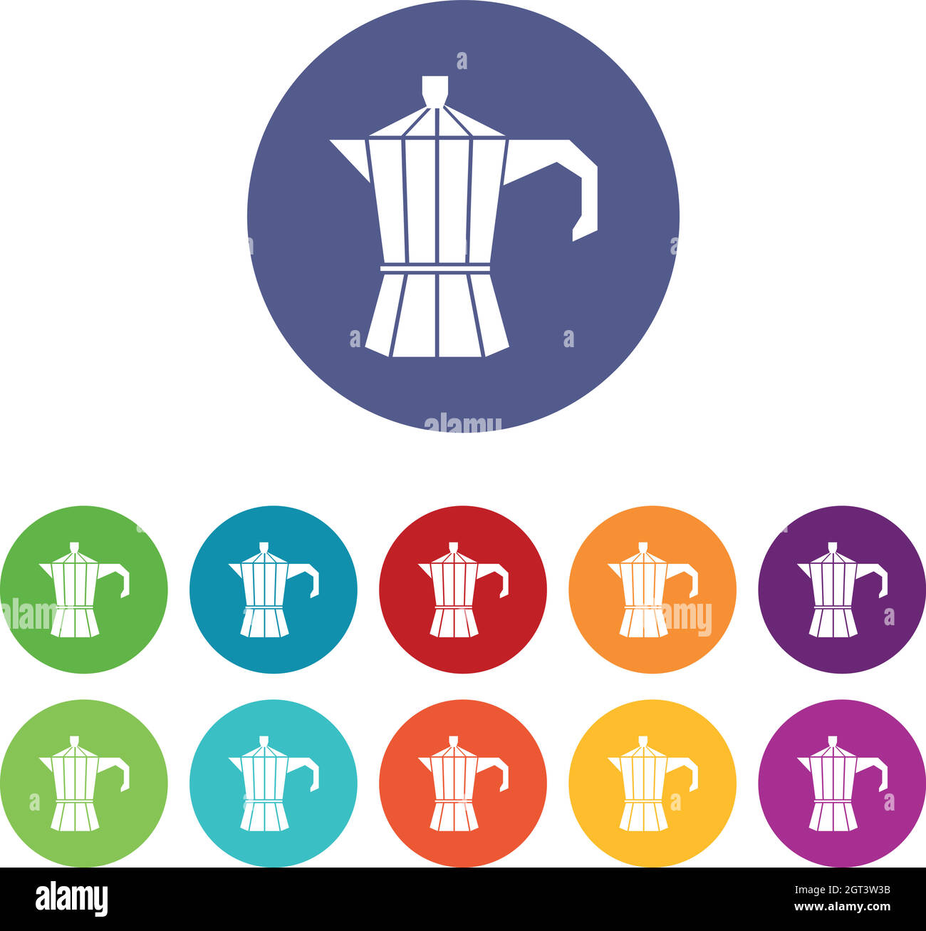 Retro kitchen set Stock Vector Images - Alamy