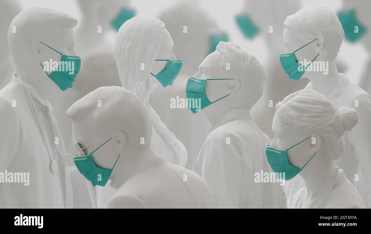 Mannequins wearing face masks hi-res stock photography and images - Alamy