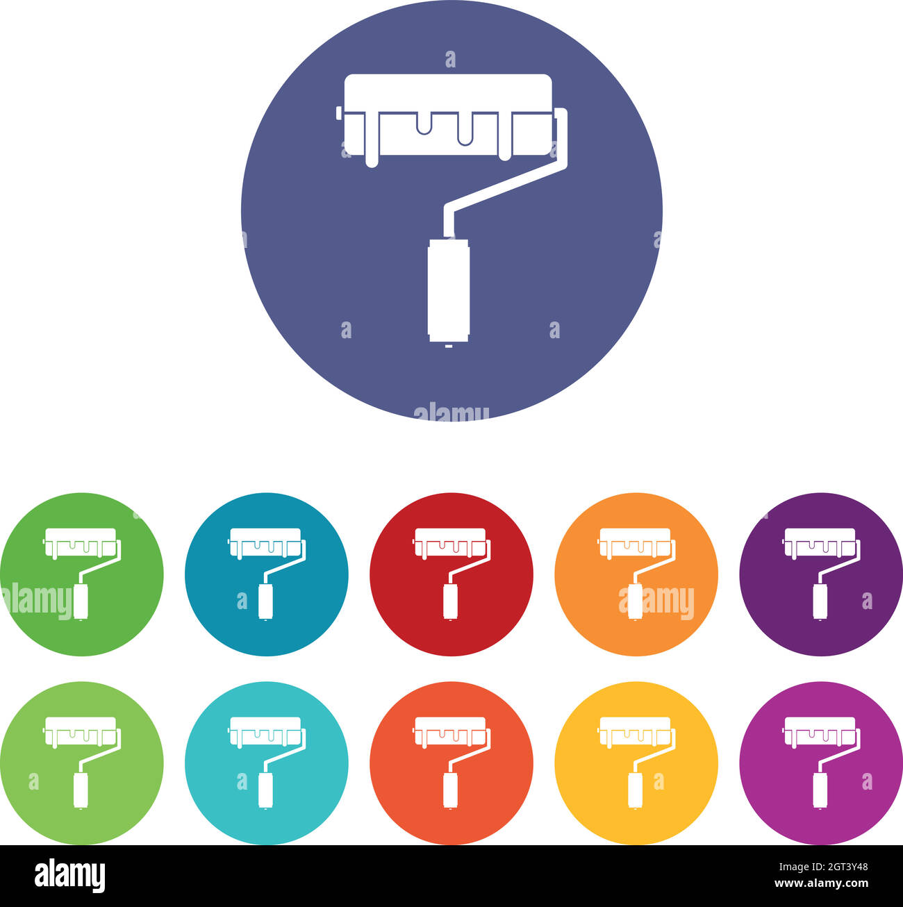 Set designer paint Stock Vector Images - Alamy