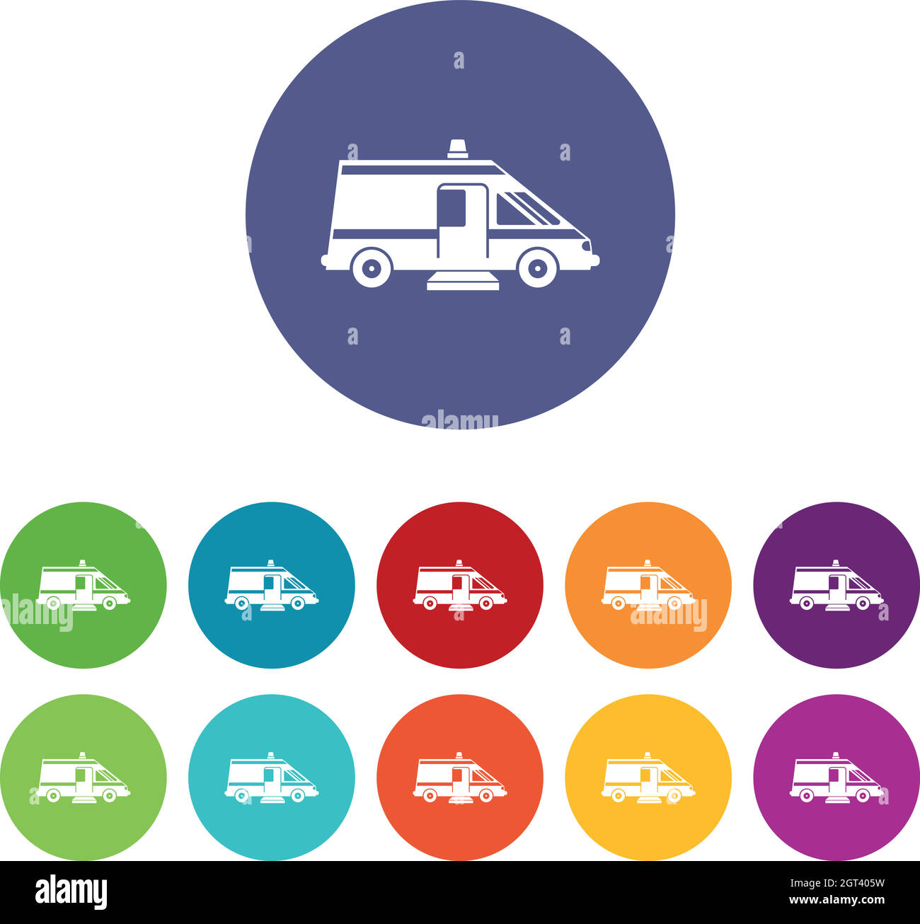 Ambulance icon set hi-res stock photography and images - Alamy