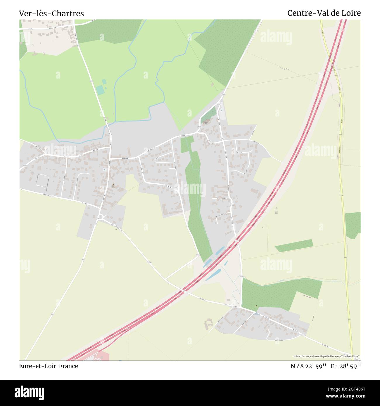 Map of chartres Cut Out Stock Images & Pictures - Alamy
