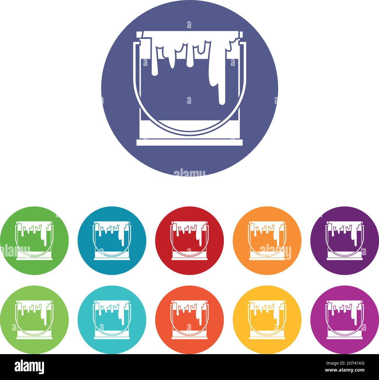 Paint can set icons Stock Vector Image & Art - Alamy
