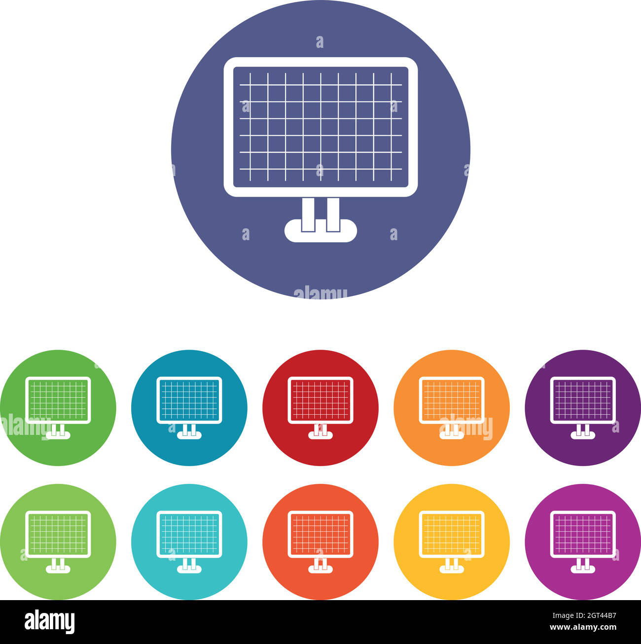 Computer monitor architecture program Stock Vector Images - Alamy