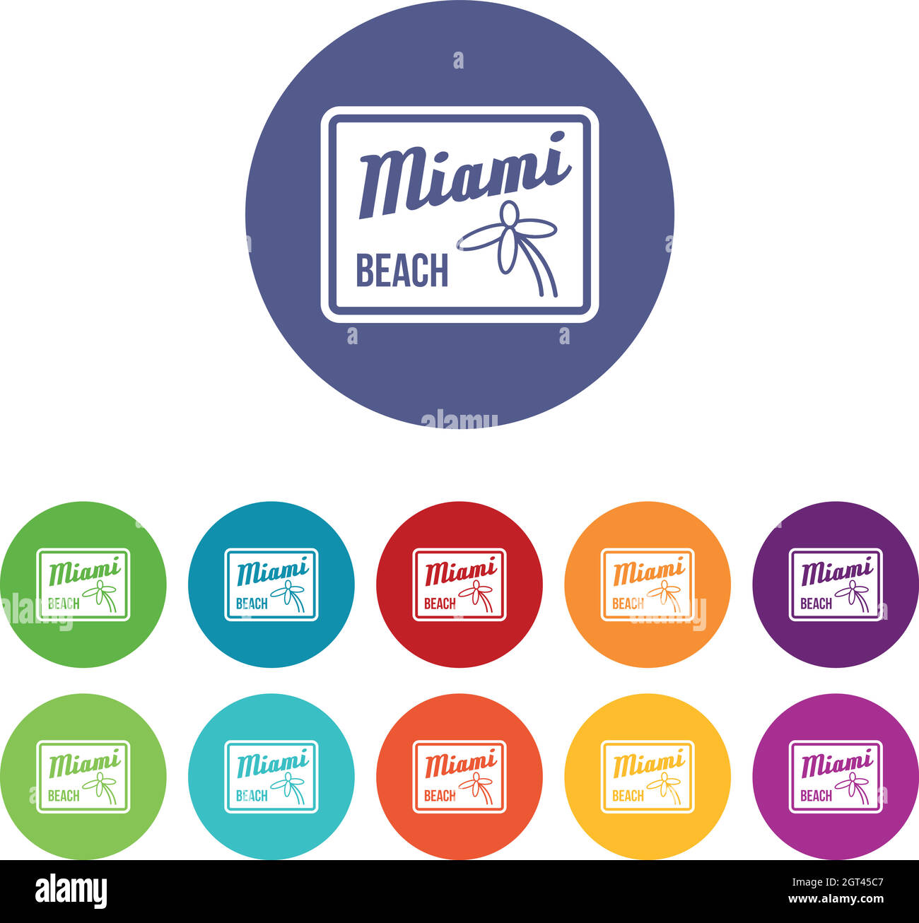 Miami miami postcard hi-res stock photography and images - Alamy