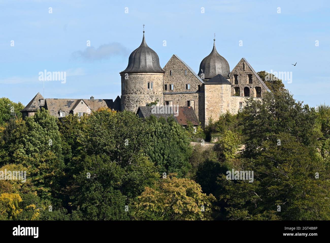 Hofgeismar, Germany. 29th Sep, 2021. View of the Sababurg. At the ...