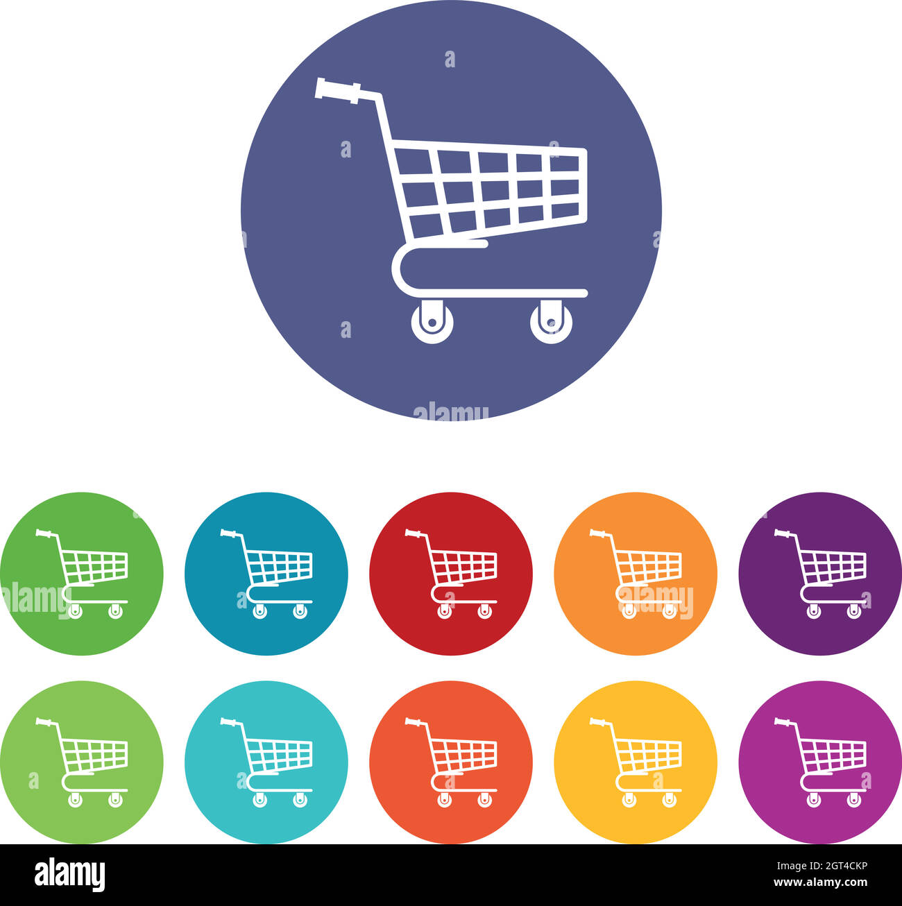 Shopping cart set icons Stock Vector Image & Art - Alamy