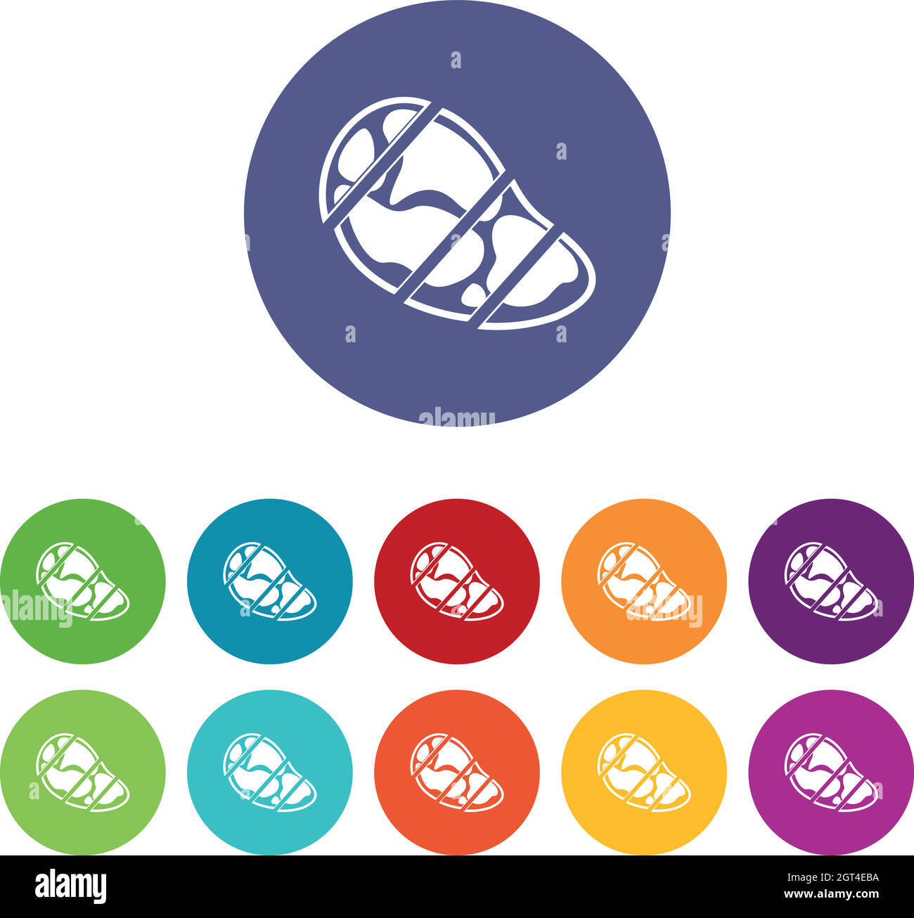 Steak set icons Stock Vector Image & Art - Alamy