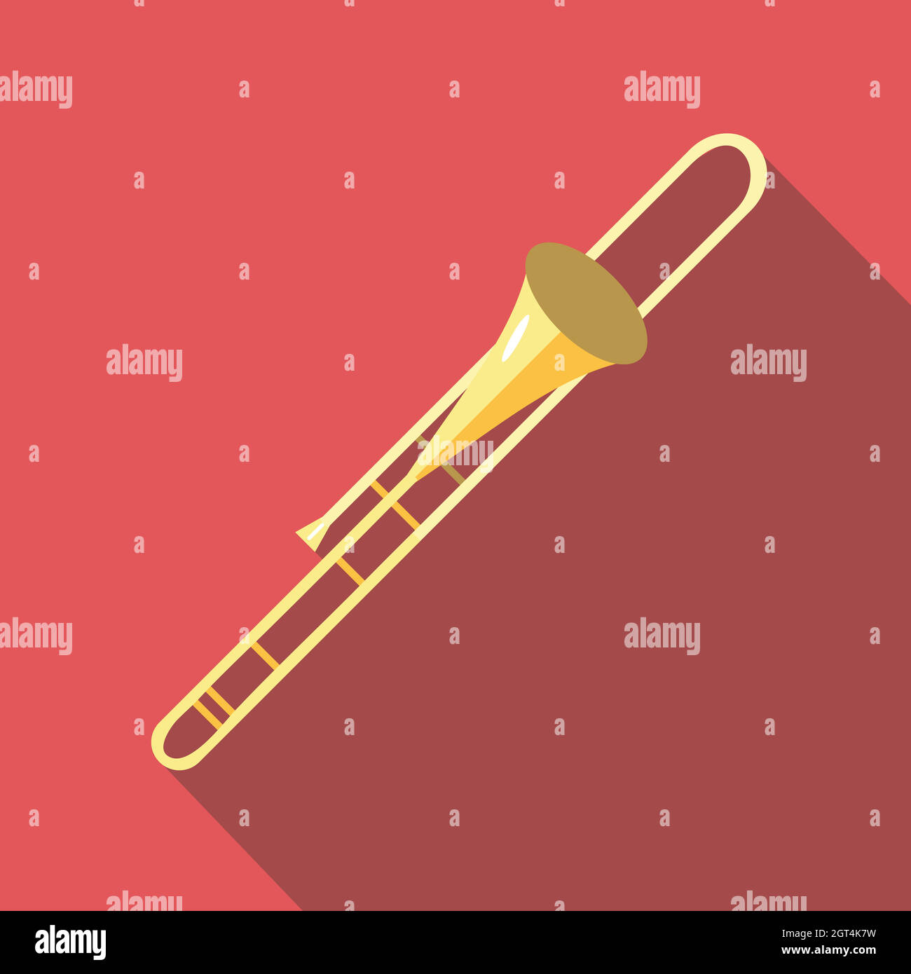 Trombone Stock Vector Images - Alamy