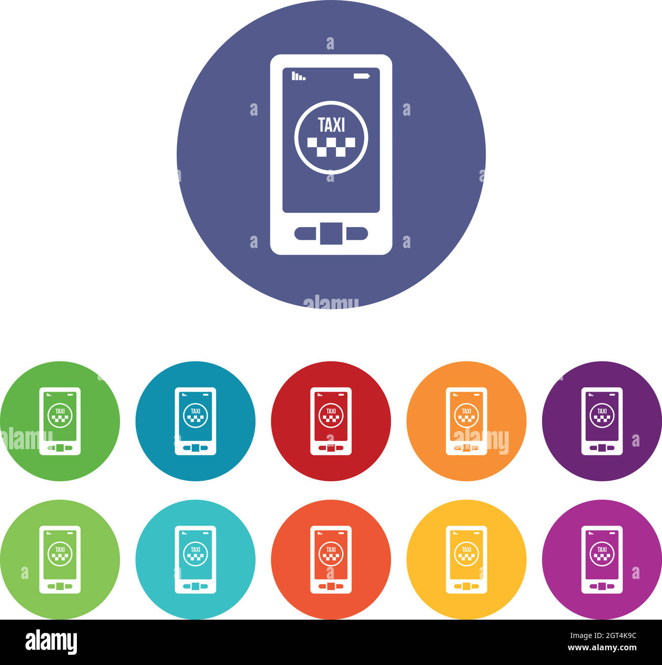 Phone location icons vector Stock Vector Images - Alamy