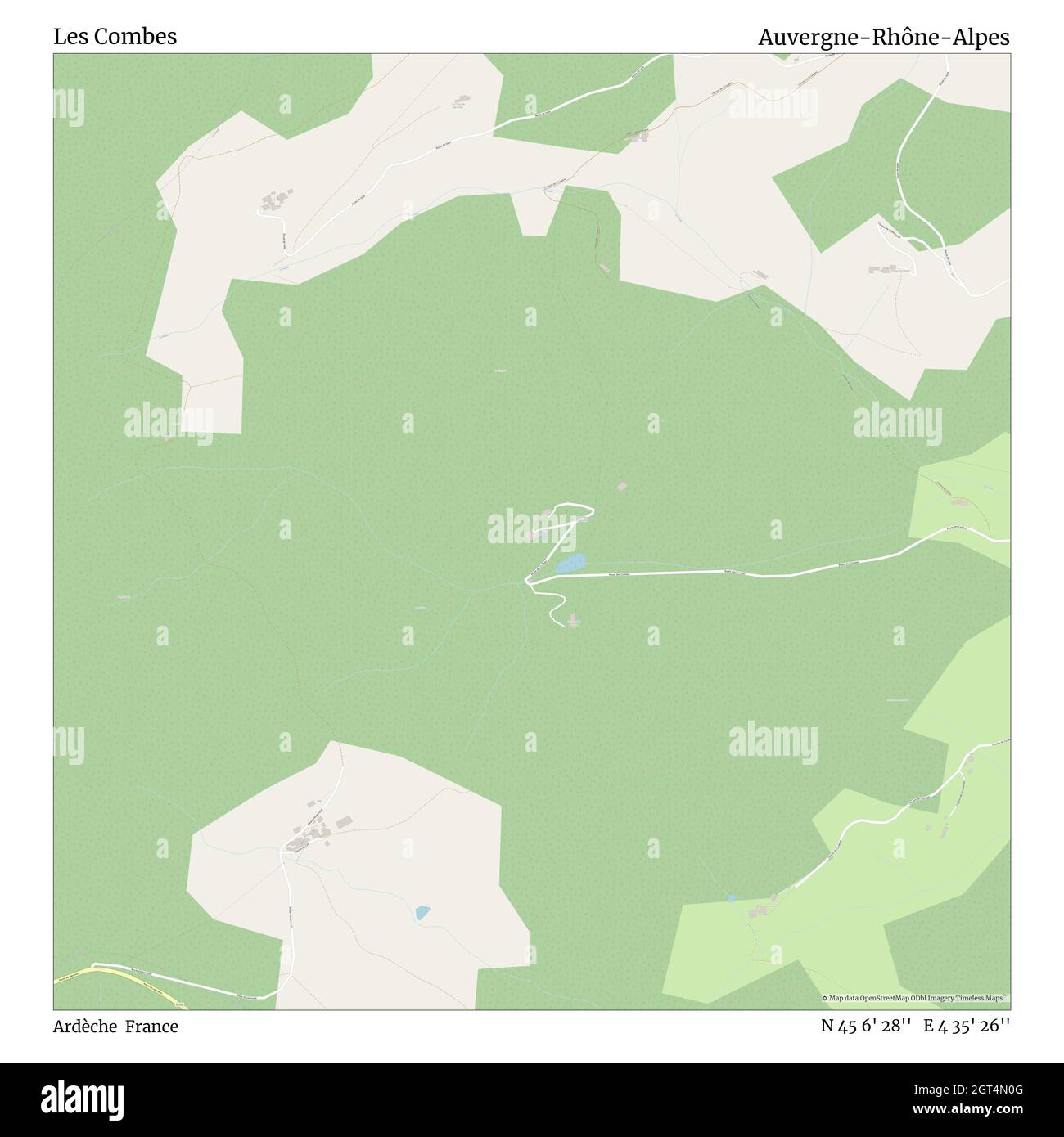 Les Combes, Ardèche, France, Auvergne-Rhône-Alpes, N 45 6' 28'', E 4 35 ...