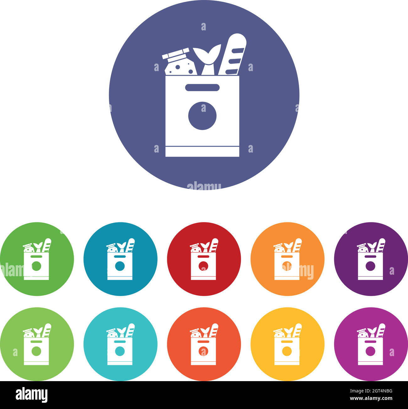 Grocery Bag With Food Set Icons Stock Vector Image Art Alamy grocery-bag-with-food-set-icons-stock-vector-image-art-alamy