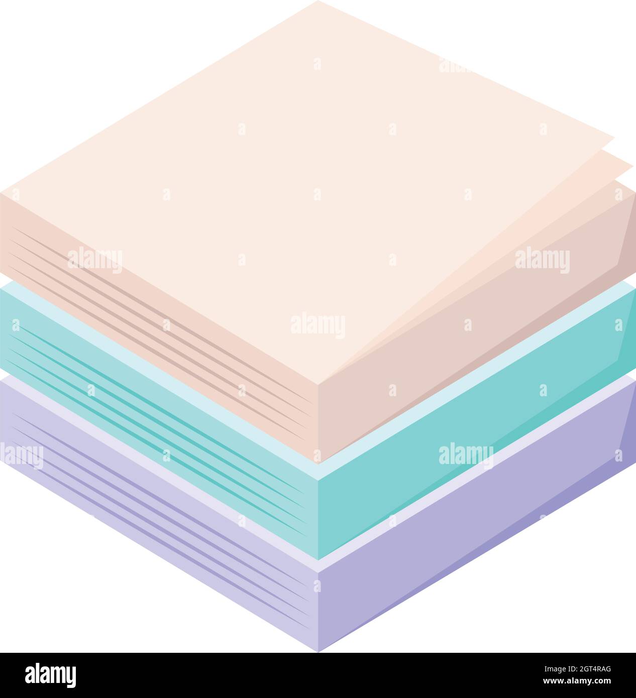 pile of sheets paper Stock Vector Image & Art - Alamy