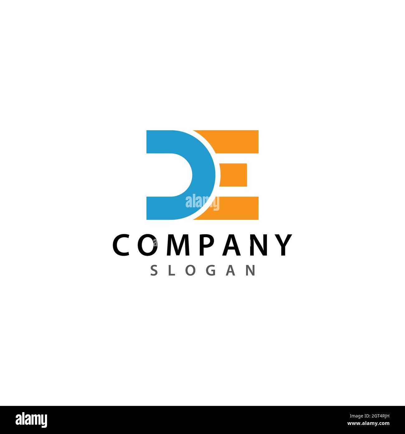 Letter de logo hi-res stock photography and images - Alamy